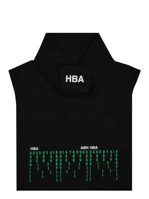 HOOD BY AIR Cropped Mock - Black