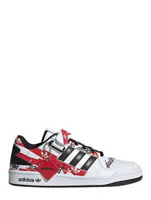 Adidas Atmos X Forum Low 'graffiti' Sneakers - White