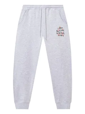 ANTI SOCIAL SOCIAL CLUB Kkoch Sweatpants 'heather - Grey