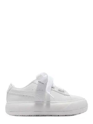 PUMA Suede Mayu Heart Patent Sneakers - White