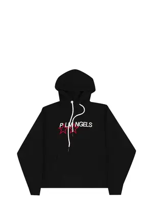 Palm Angels Racing Star Hoodie - Black