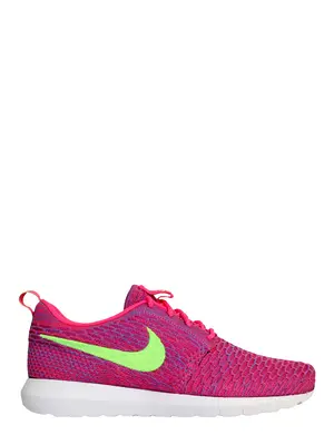 Nike Roshe Flyknit Flash Sneakers - Pink