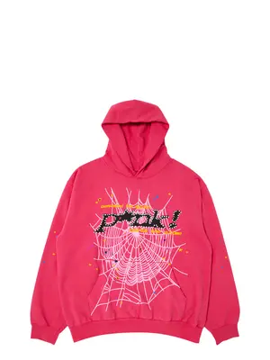 SP5DER P*nk Hoodie - Pink