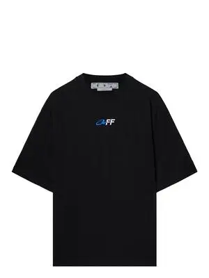 Off-White Exact Opp Over Skate Short-sleeve Tee /white - Black