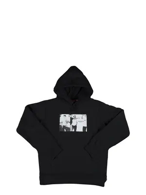 Supreme Classic Ad Hooded Sweatshirt - Black