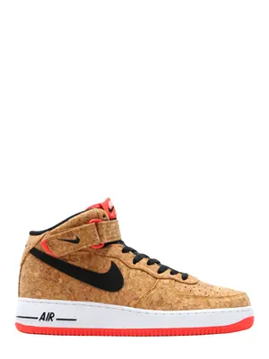 Nike Force 1 Mid "cork" Sneakers - Tan