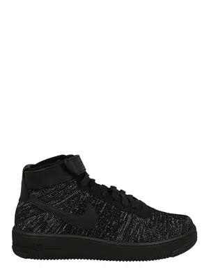 Nike Air Force 1 Flyknit Sneakers - Black
