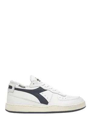DIADORA Mi Basket Row Cut Sneakers - White