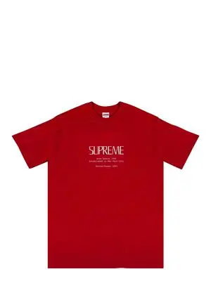 Supreme Anno Domini Tee 'red' Red