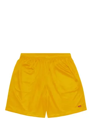 Supreme Small Box Baggy Mesh Short - Gold