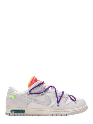 Nike Off- X Dunk Low 'lot 15 Of 50' Sneakers - White