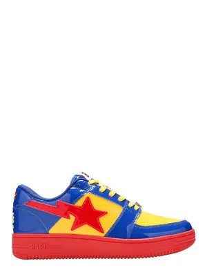 A BATHING APE X Dc Comics Bapesta Low M1 'superman' Sneakers - Blue