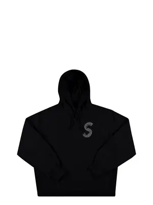 Supreme Logo Hooded Sweatshirt - Black