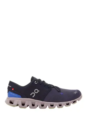 On Wmns Cloud X 3 'midnight Heron' Sneakers - Blue