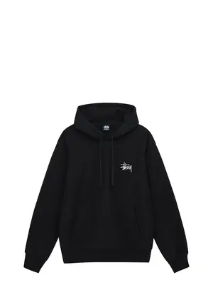 StÜssy Basic Fleece Hoodie - Black
