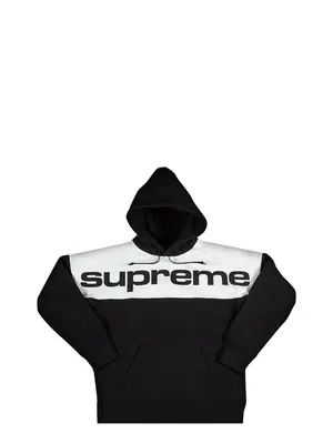 Supreme Blocked Hooded Sweatshirt - Black