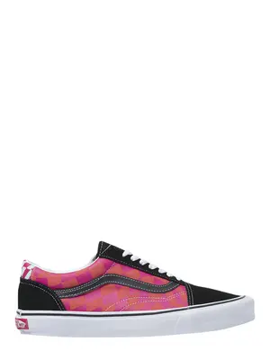 VANS Old Skool Twist Warp Checker Sneakers - Black