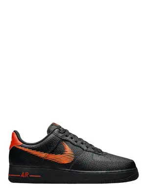 Nike Air Force 1 Low 'zig Zag' Sneakers - Black