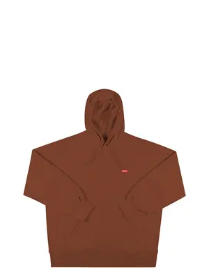 Supreme Enamel Small Box Hooded Sweatshirt - Brown