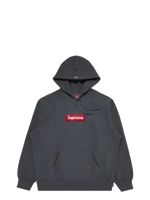 Supreme Box Logo Hooded Sweatshirt - Grey