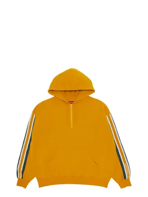 Supreme Supreme Half Zip Hooded Sweatshirt Gold