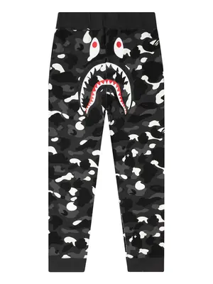 A BATHING APE City Camo Shark Sweatpants - Black