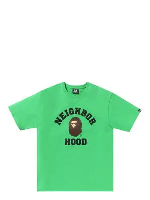 A BATHING APE X Neighborhood Tee - Green