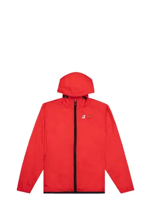 Play Comme Des Garcon X K Way Full Zip Jacket - Red