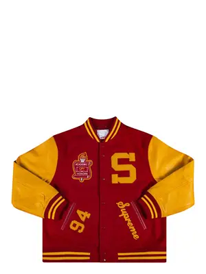 Supreme Supreme Team Varsity Jacket Red