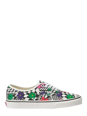 VANS Authentic Floral Checkerboard Sneakers - White