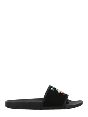 Gucci Slide 'worldwide Flag - Black