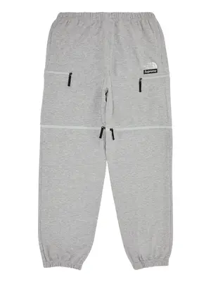 Supreme X The North Face Convertible Sweatpant 'heather - Grey