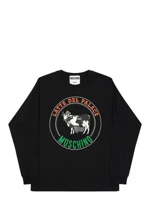 PALACE X Moschino Cow Long-sleeve - Black