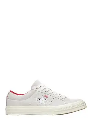 CONVERSE Hello Kitty X One Star Suede Low Top - White