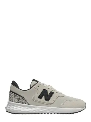 NEW BALANCE X-70 Cheetah Print Sneakers - Grey