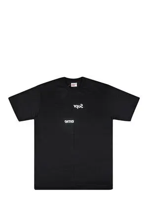 Supreme X Comme Des Garçons Shirt Split Box Logo T-shirt 'black' Black