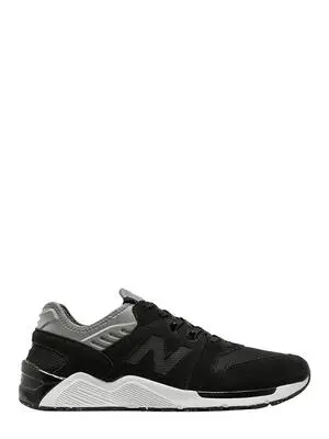 NEW BALANCE 009 Suede Sneakers - Black