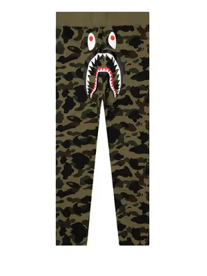 A BATHING APE 1st Camo Wide Fit Sweat Pants - Green
