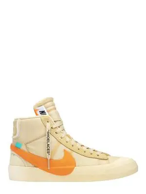Nike Off-white X Blazer Mid Sneakers - Orange