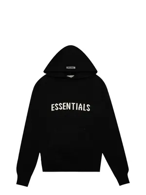 Fear Of God Knit Hooded Sweater - Black