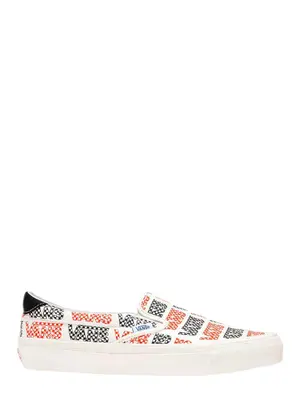 VANS Slip-on 59 Lx 'racing Logo Checkerboard - Red