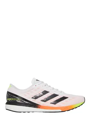 Adidas Adizero Boston 9 Athletic Sneakers - White