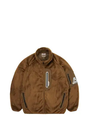 PALACE Polartec High Loft Track Jacket - Brown