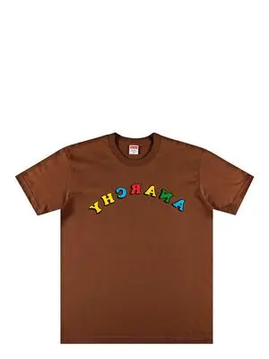 Supreme X Jamie Reid Anarchy Tee - Brown