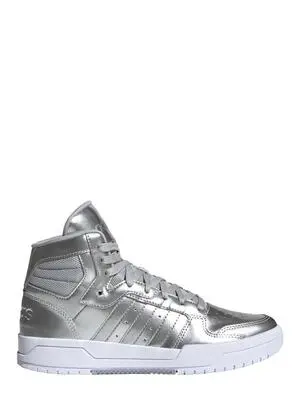 Adidas Entrap Mid Metallic High-top Sneakers - Silver