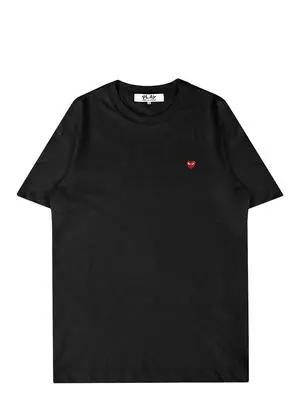 Play Comme Des Garcon Small Heart T-shirt - Black