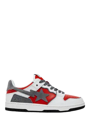 A BATHING APE Sk8 Sta Sneakers - Red