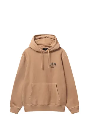 StÜssy X Martine Rose Pigment Dyed Hoodie - Tan