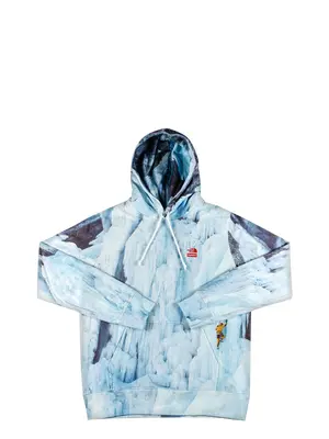 Supreme X The North Face Ice Climb Hooded Sweatshirt - Blue