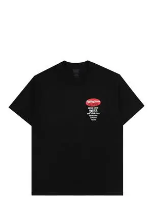 PLEASURES Rolling Stone T-shirt - Black